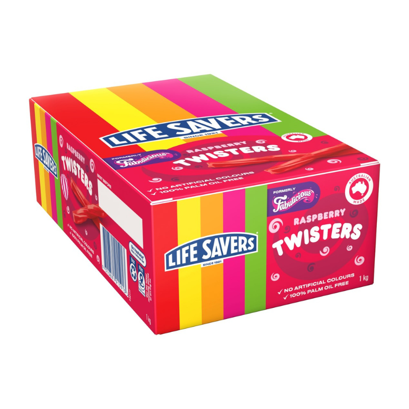 Life Savers Raspberry Twisters 1kg – My Sweeties