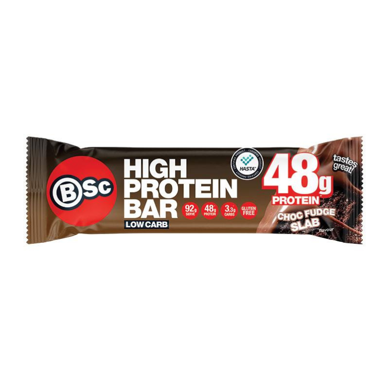 BSC High Protein Choc Fudge Slab 92g – My Sweeties