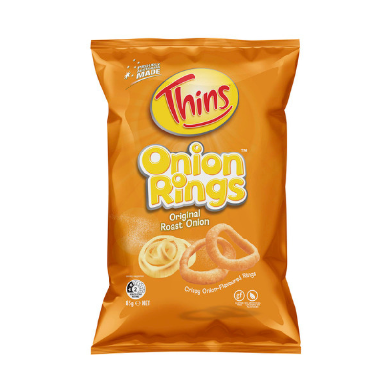 Thins Onion Rings Original Roast Onion 85g – My Sweeties