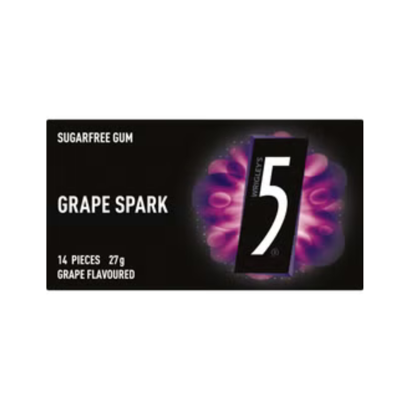 Wrigley's 5 Grape Spark 27g – My Sweeties