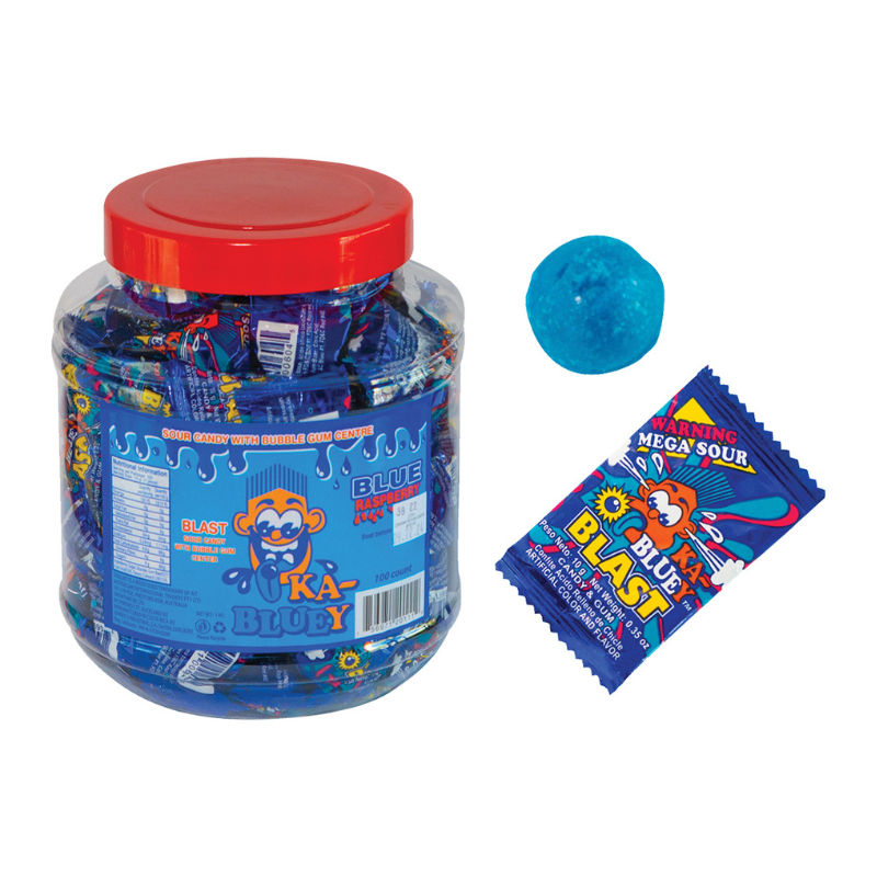 Ka Bluey Sour Blue Raspberry 10g x 100 – My Sweeties