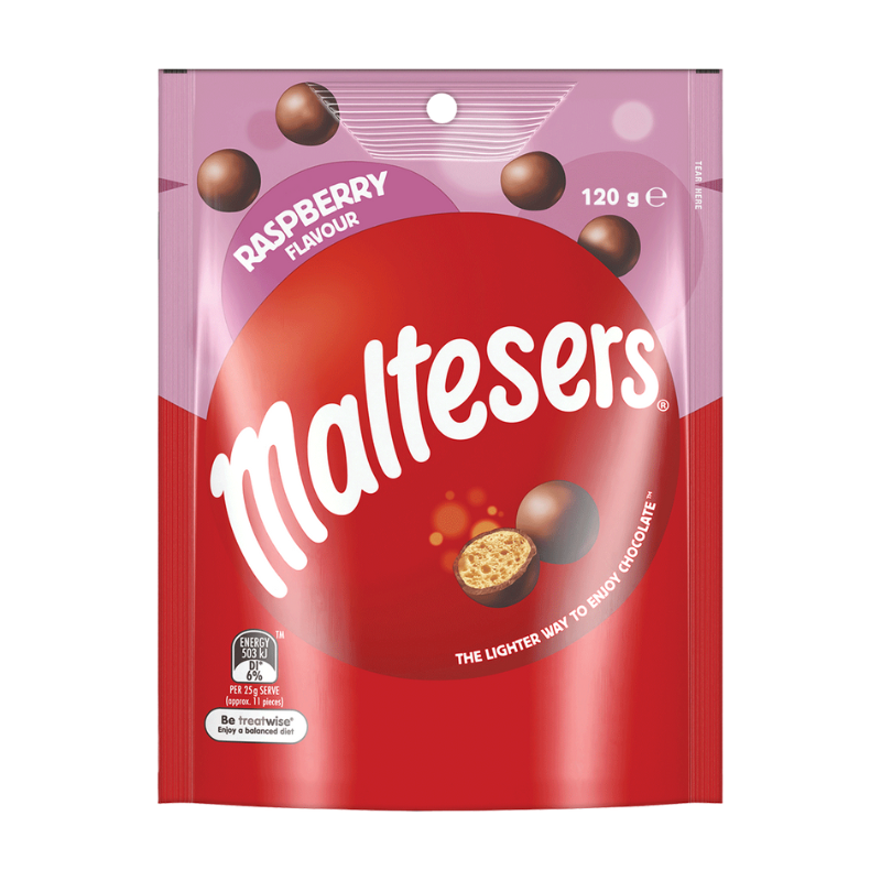 Maltesers Raspberry 120g – My Sweeties