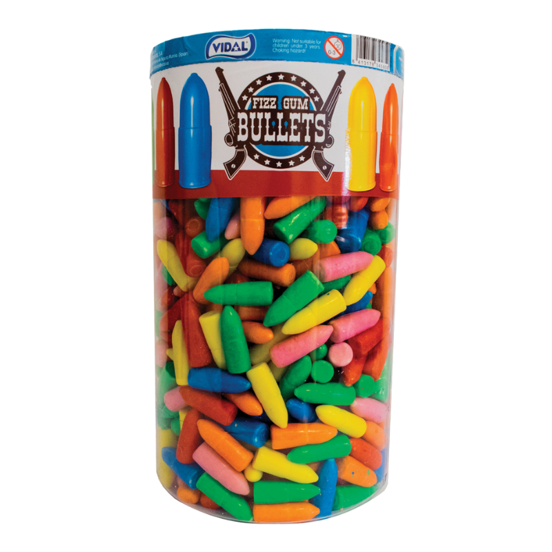 Fizz Gum Bullets 1.890kg – My Sweeties
