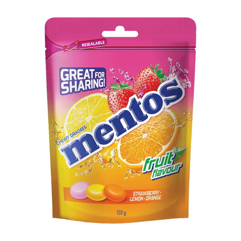 Mentos Fruit 150g – My Sweeties