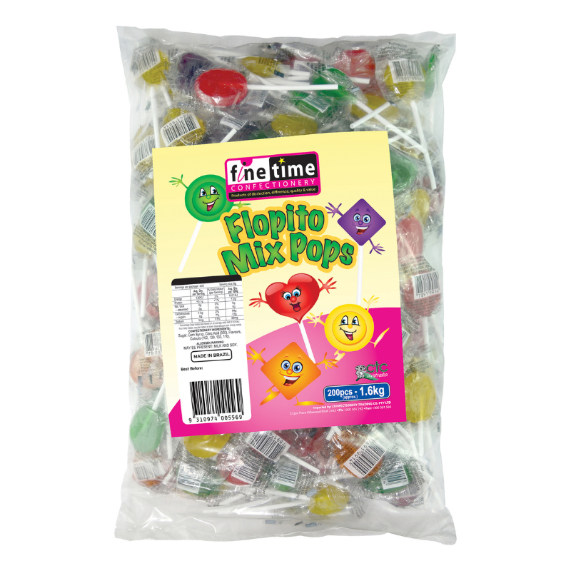 Flopito Mix Pops 8g - Approx 200 Units – My Sweeties