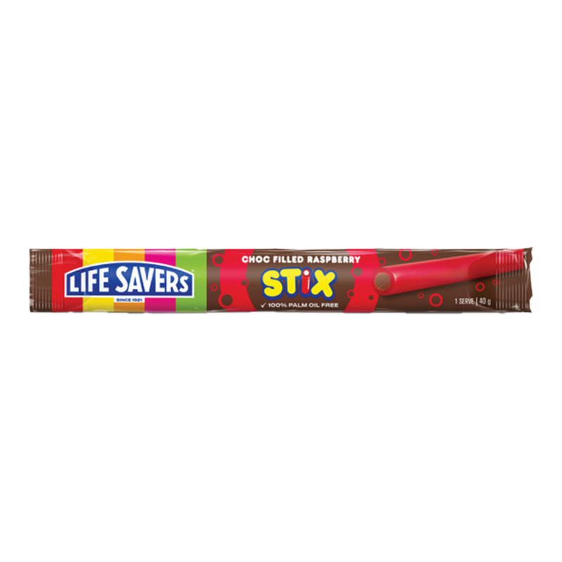 Life Savers Stix Choc Filled Raspberry 40g – My Sweeties