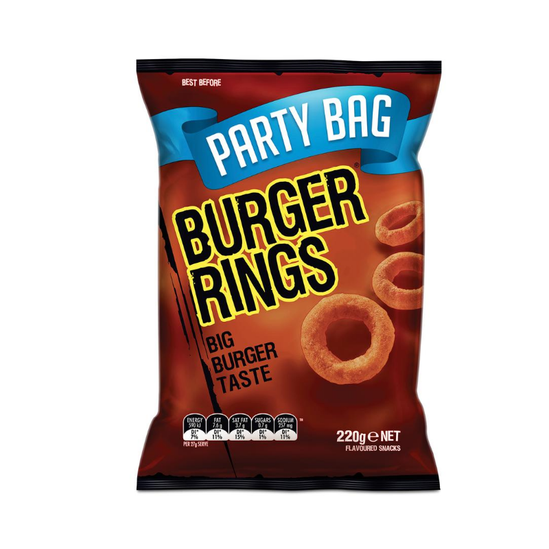 Burger Rings Original 220g – My Sweeties
