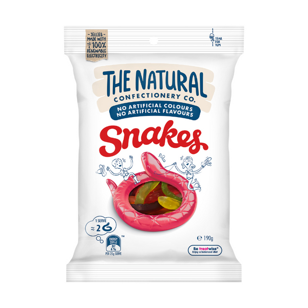 The Natural Confectionery Co. Snakes 190g – My Sweeties
