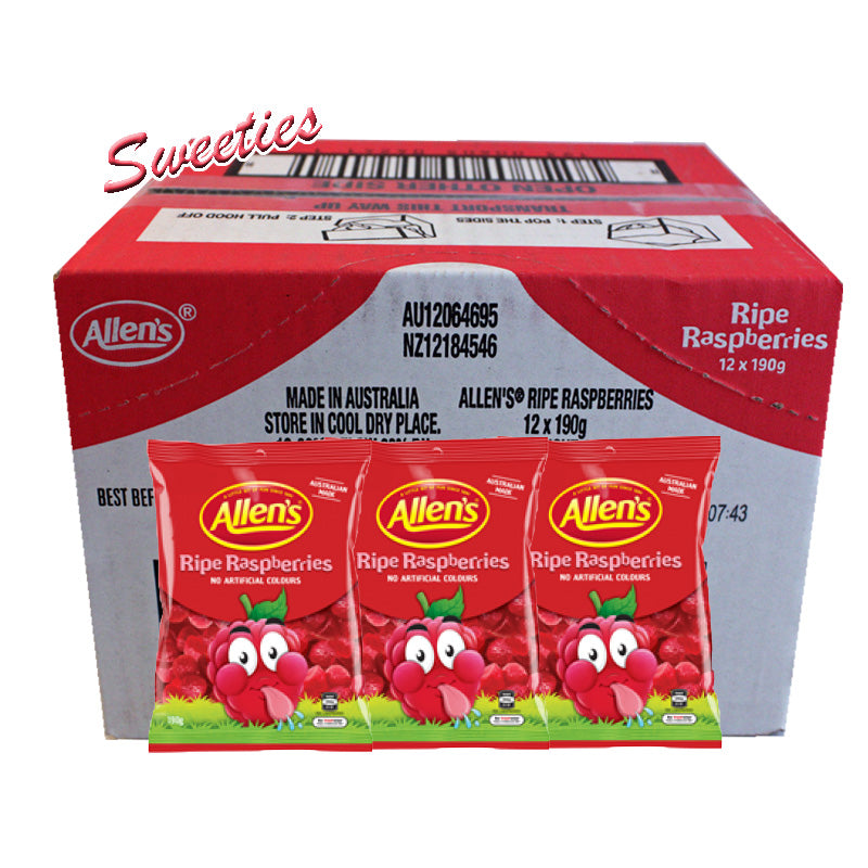 Allen's Ripe Raspberries 190g – My Sweeties