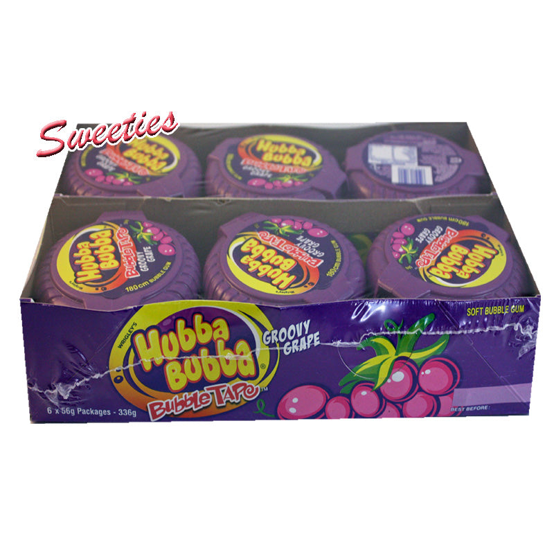Hubba Bubba Tape Grape 56g – My Sweeties