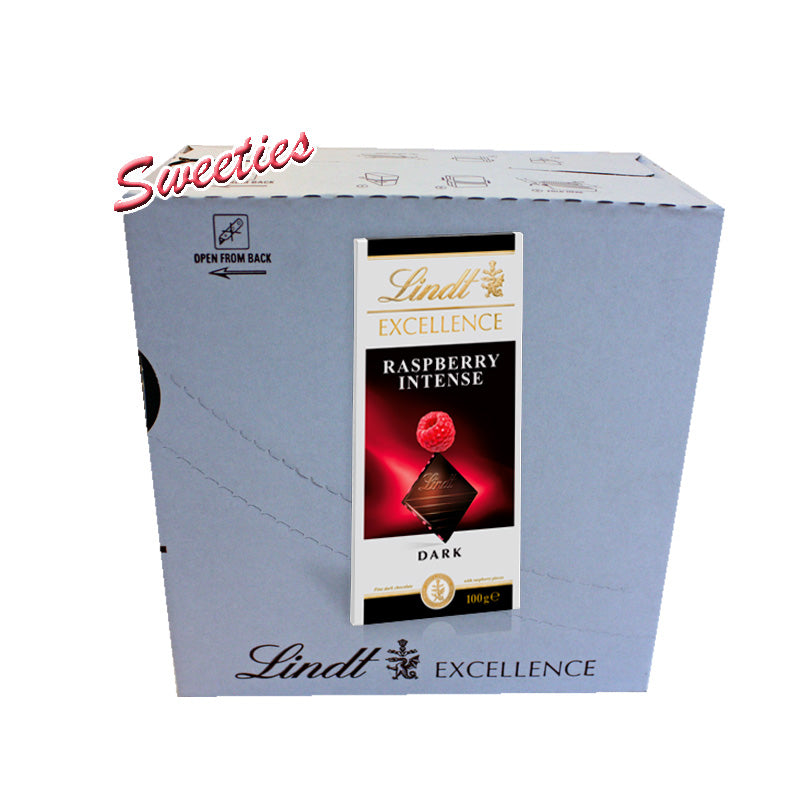 Lindt Excellence Raspberry Intense Dark 100g – My Sweeties
