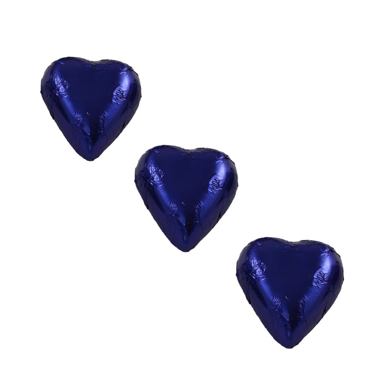 Chocolate Foil Hearts Royal Blue (Special Order) – My Sweeties